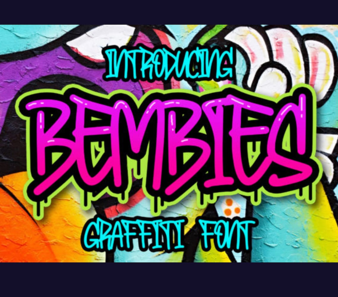 Graffiti Font Bundle|urban Font|street Style Font|tagging Font |HIP Hop ...