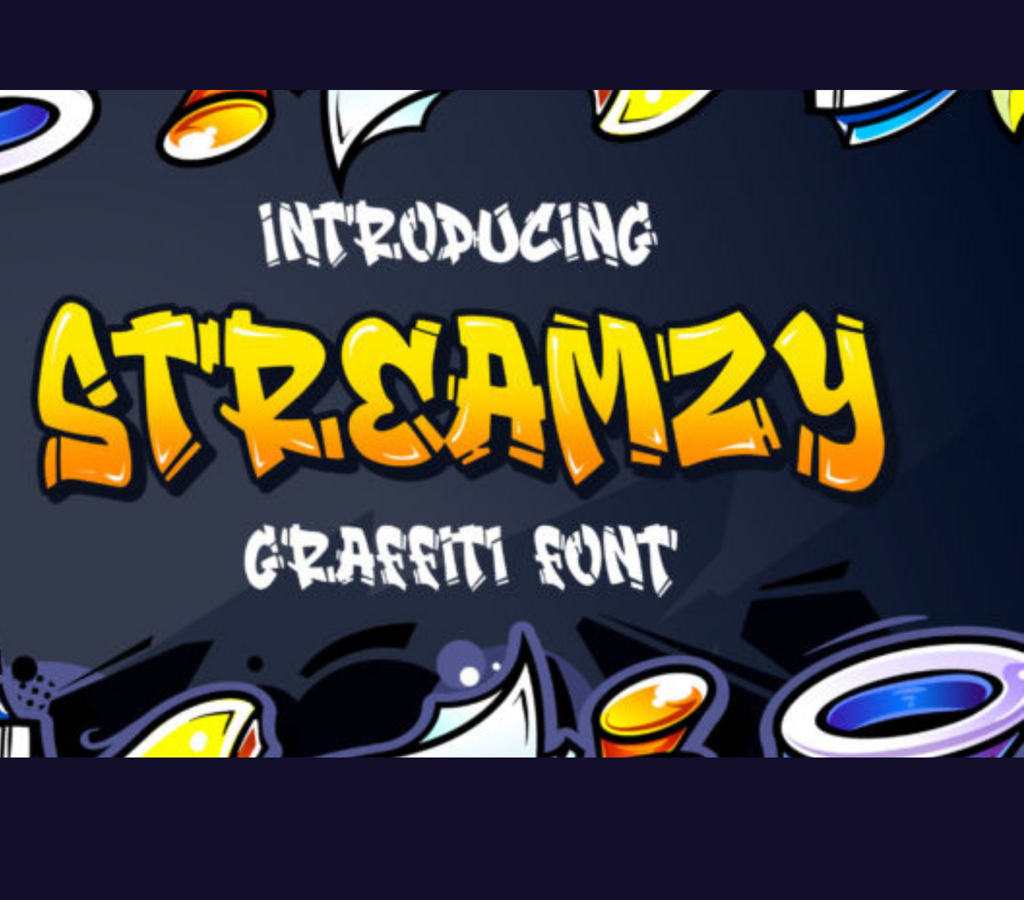 Graffiti Font Bundle|urban Font|street Style Font|tagging Font |HIP Hop ...