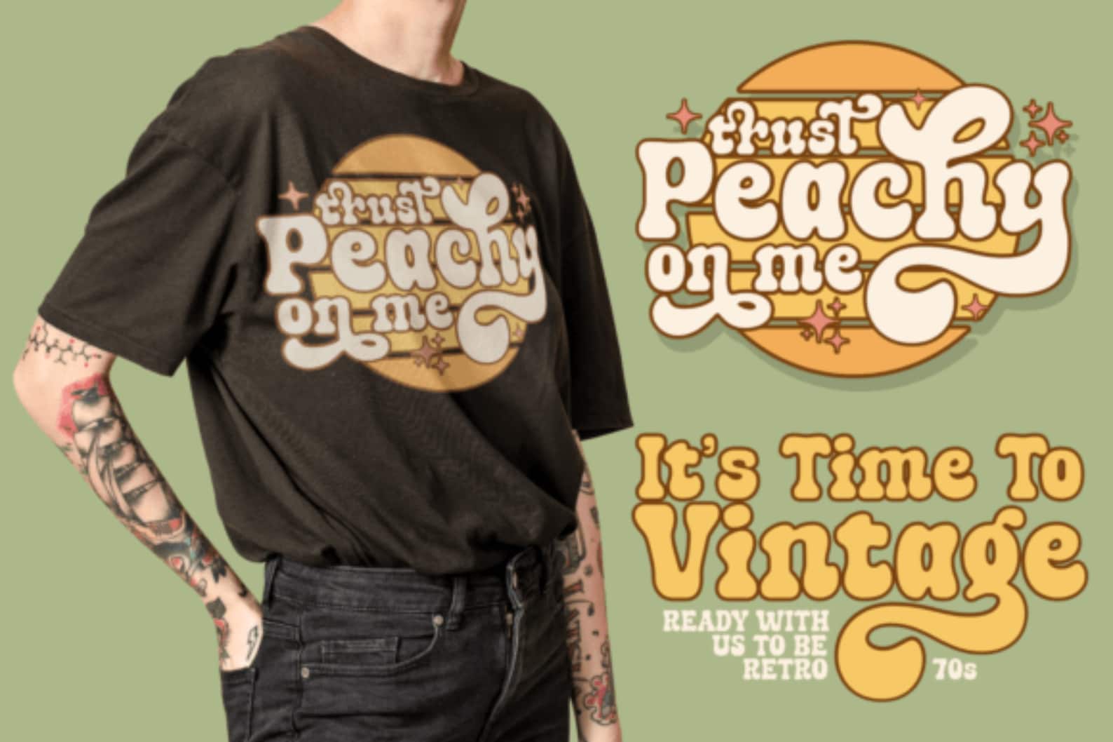 Retro Boogy Font|retro Font | 90s, 80s, 70s, 60s Font |cricut Font ...