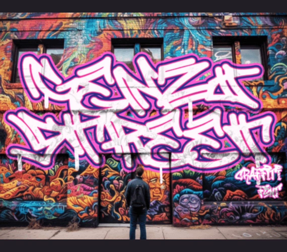 Graffiti Font Bundle Urban Font Street Style Font tagging Font hip Hop ...