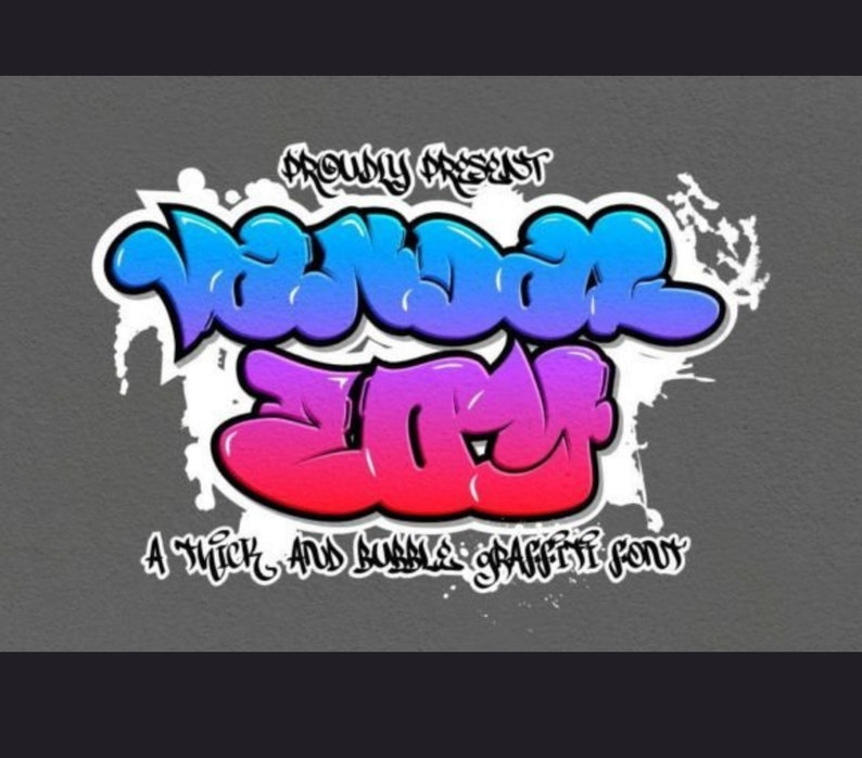 Graffiti Font Bundle| Urban Font| Street Style Font |tagging Font |hip ...