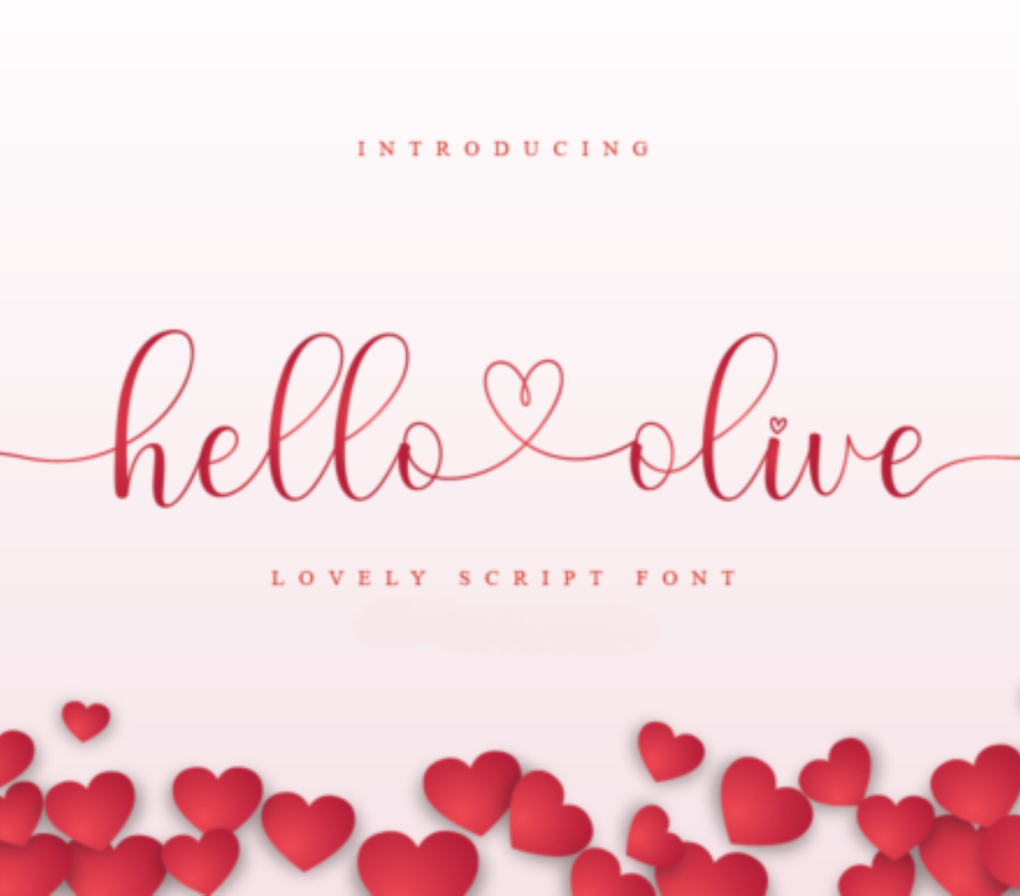 Swashes Font Bundle Font With Hearts Font With Tails Heart Font Wedding ...
