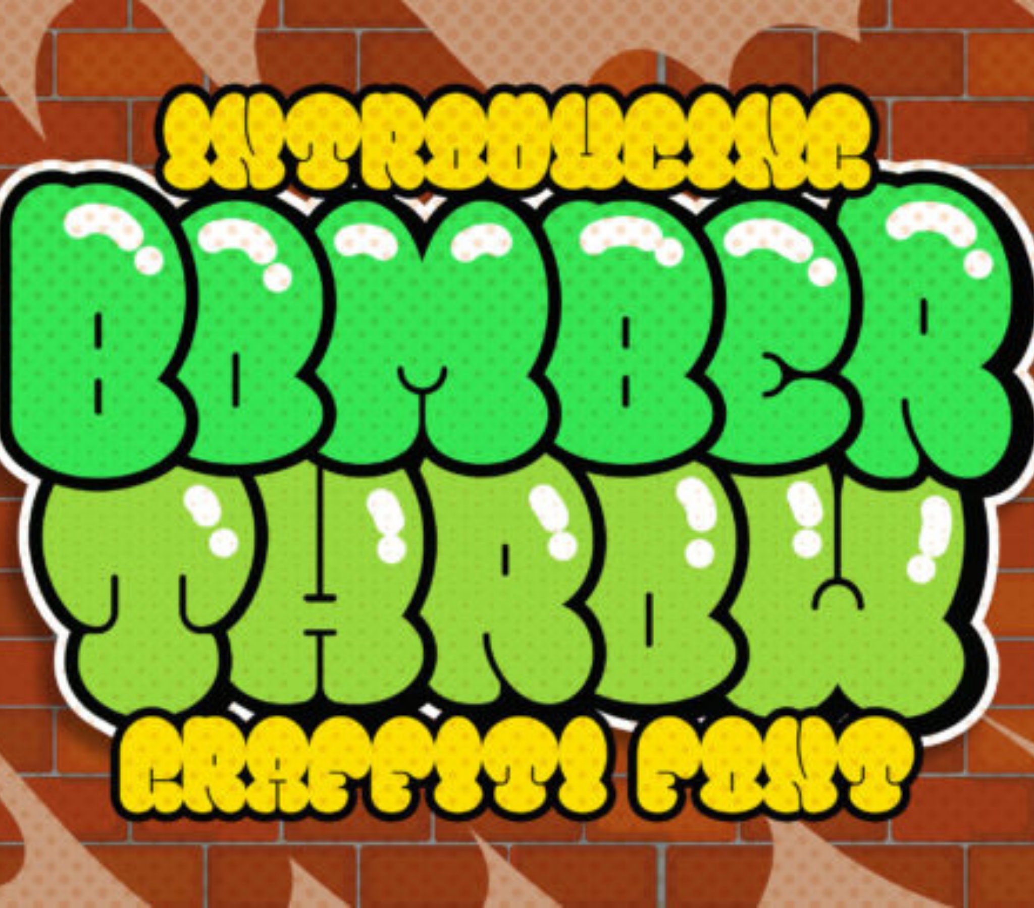 Graffiti Font Bundle Urban Fontstreet Font Tagging Font hip Hop ...