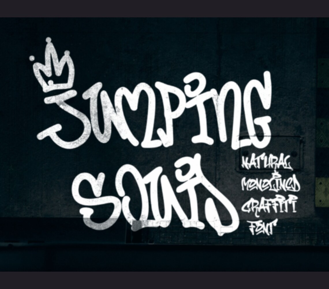Graffiti Font Bundle Urban Font Street Style Font tagging Font hip Hop ...