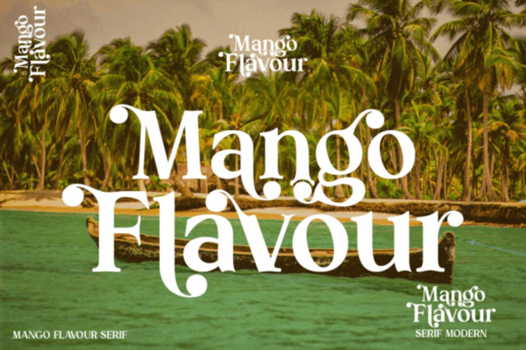 Mango Flavour Font| Retro Serif Font|groovy Font |weeding Font |elegant ...