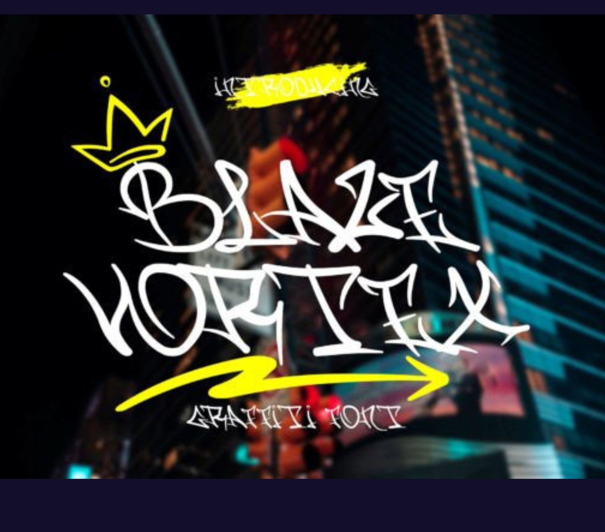Graffiti Font Bundle Urban Fontstreet Style Font Tagging - Etsy