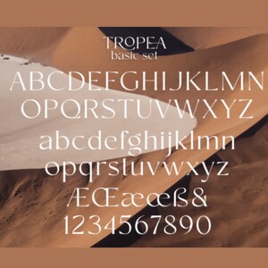 Tropea Font| Ligature Serif Font| Calligraphy Font |weeding Font ...