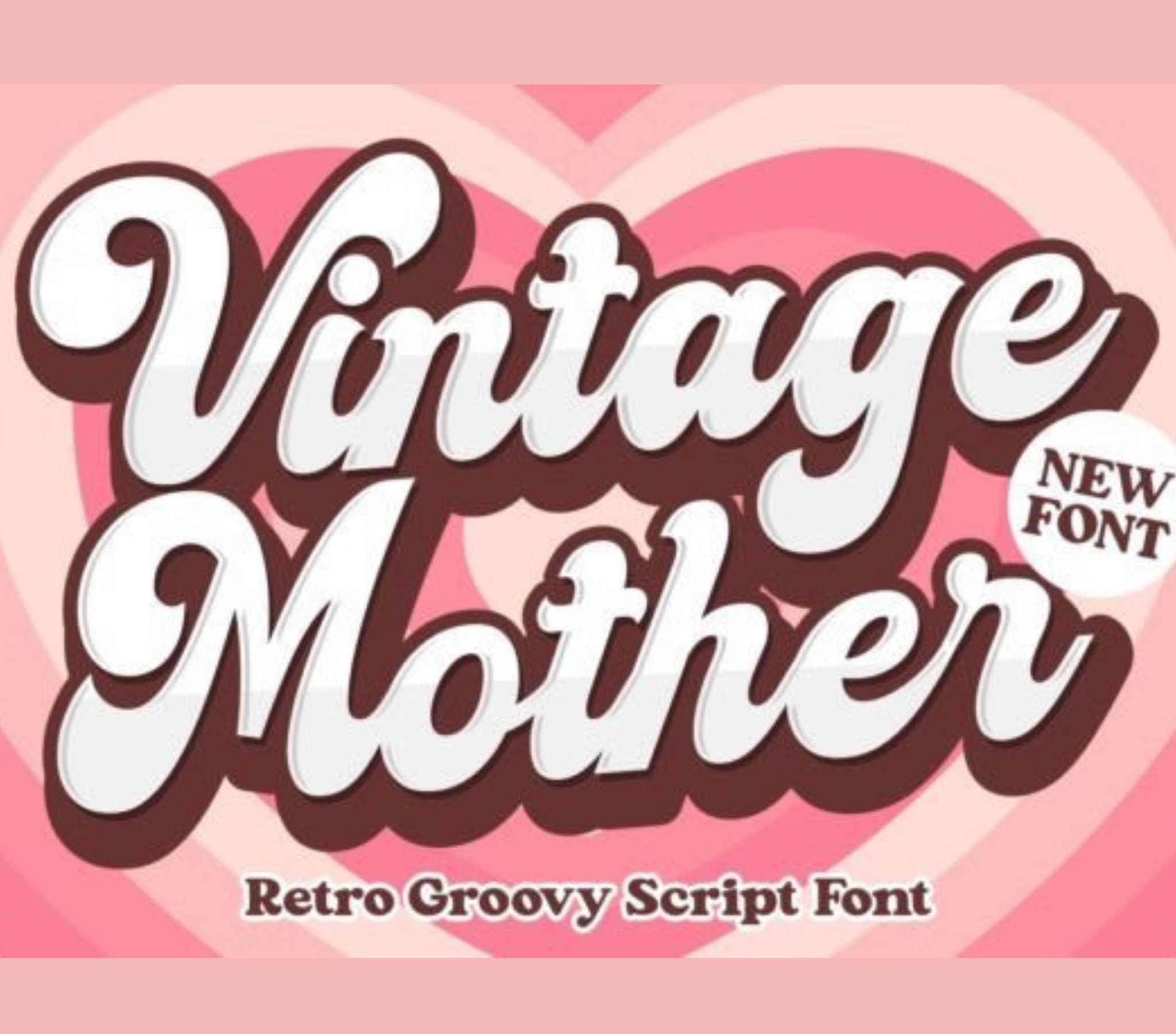 Retro Groovy Font Bundle and Graphics Bundle | OTF, TTF, Svg, Dxf | 90s ...