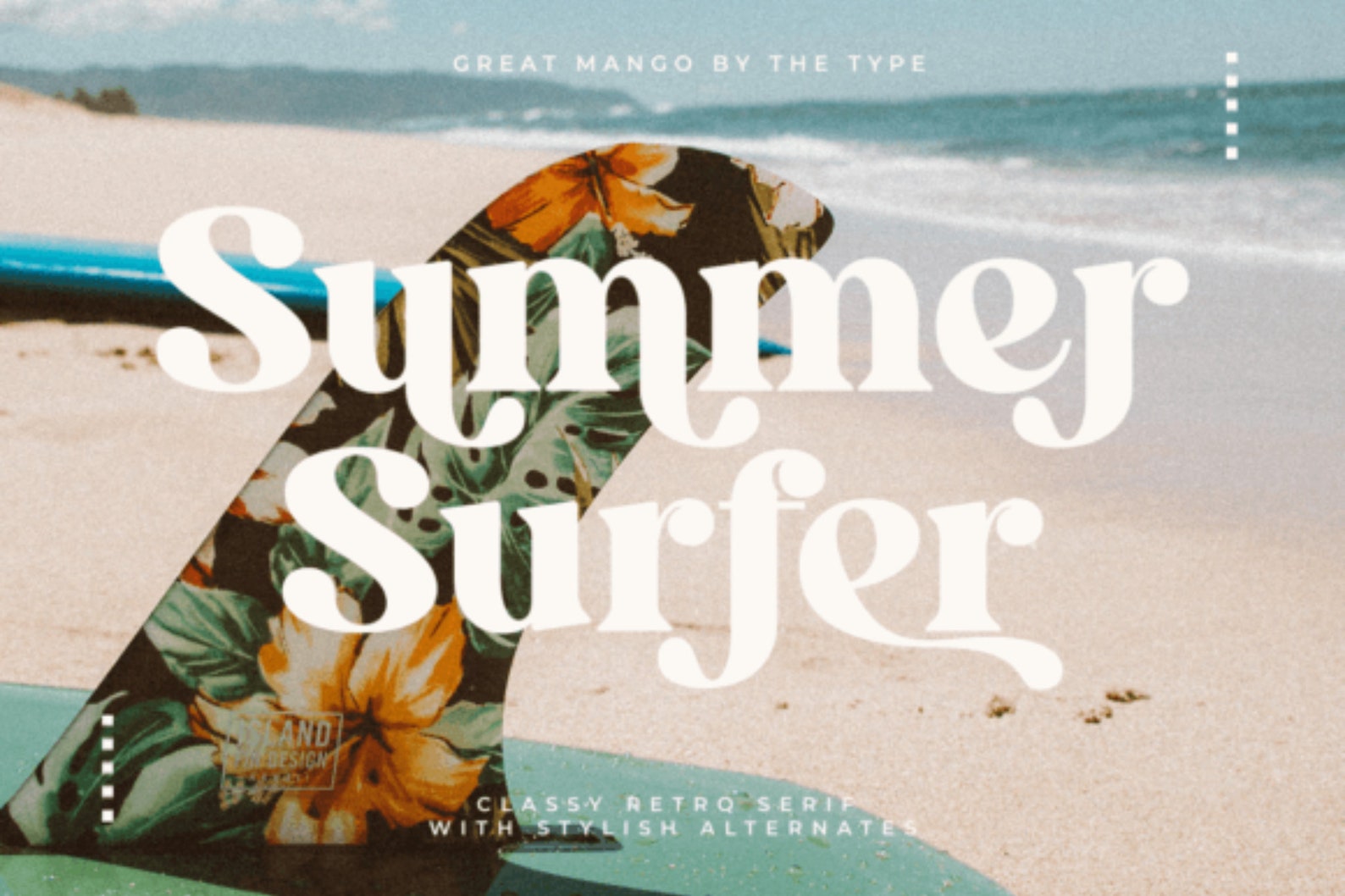 Great Mango Font Retro Serif Font Groovy Font 60s 70s Font elegant ...