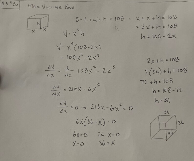 Calculus 1 Math Problems and Solutions - Etsy