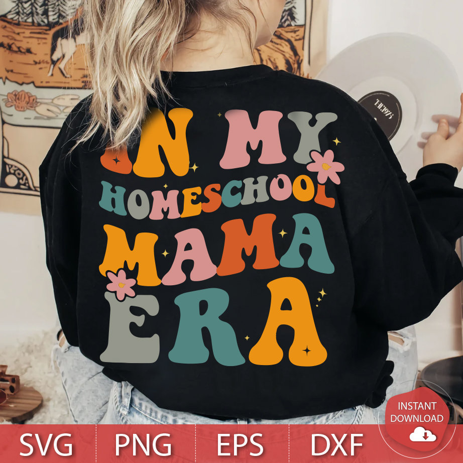 In My Homeschool Mama Era PNG SVG Homeschool Mom PNG - Etsy