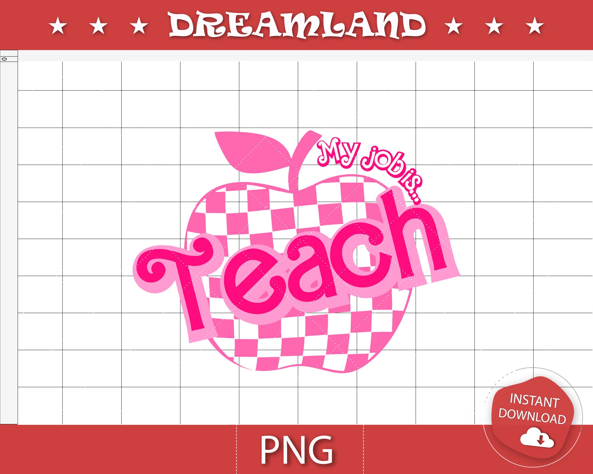 My Job is Teach Png Teacher Pngteacher Life Teacher Job - Etsy