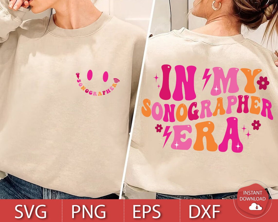 Sonographer Svg Png, in My Sonographer Era Svg, Ultrasound Tech Svg ...