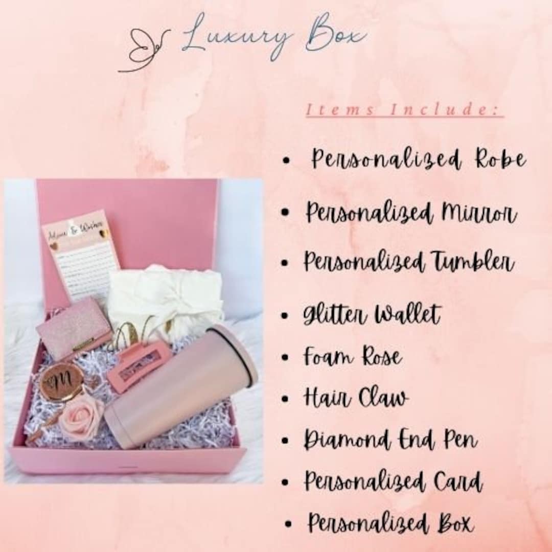 Gift Boxes, Gift Box Personalised Sets, Customized Gift Box for Maid of ...