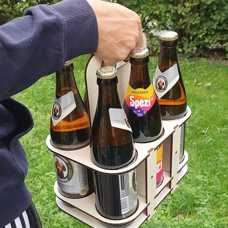 Laser Cut Beer Caddy - Etsy