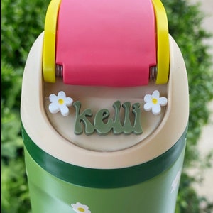 Daisy Owala Reusable Adhesive Name Plate | Owala Topper 16 Oz| 24 Oz ...