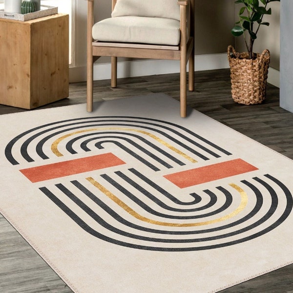 Modern Abstract Rug - Etsy