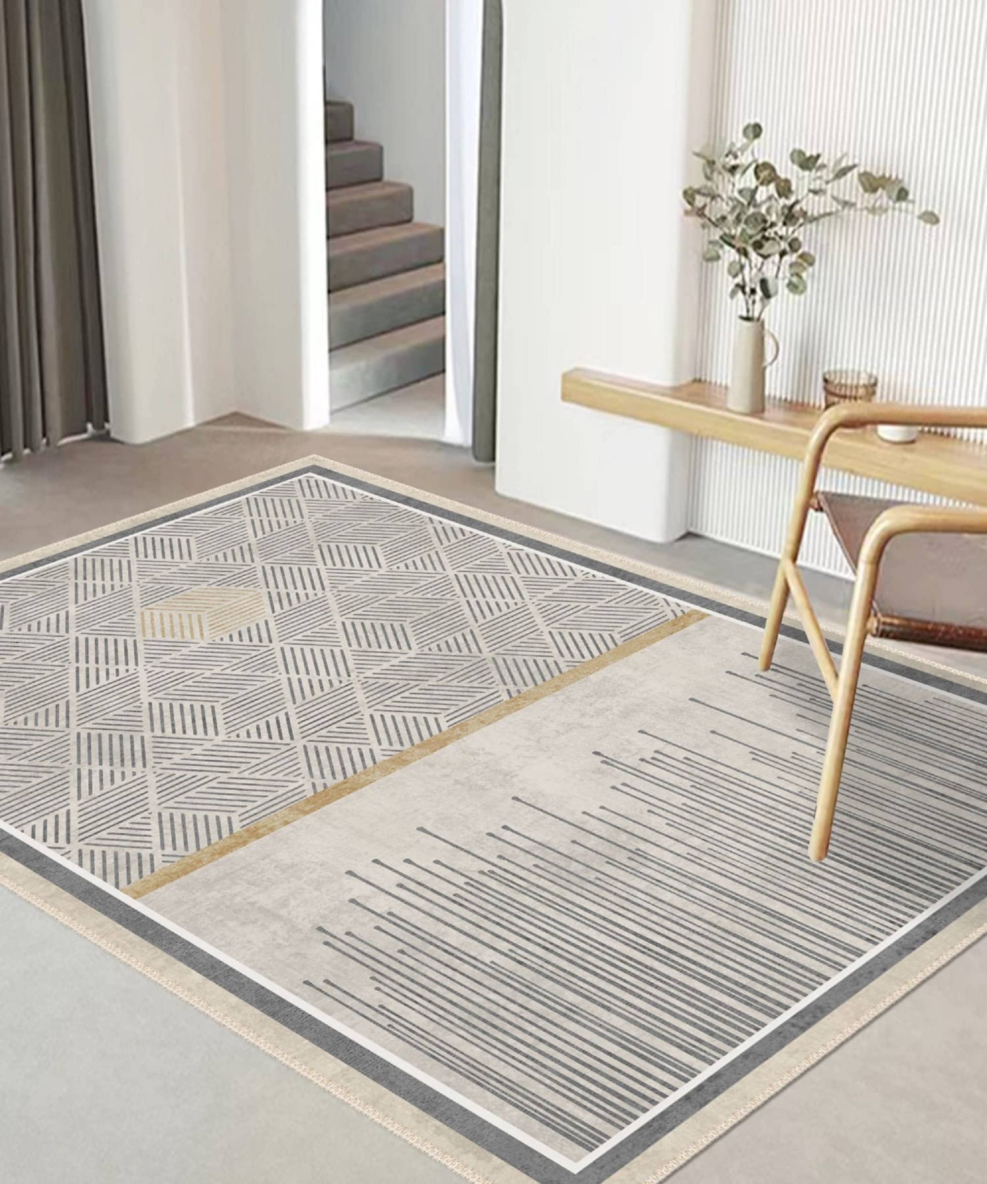 Modern Beige Rug for Living Room Contemporary Area Rug - Etsy