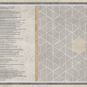 Modern Beige Rug for Living Room Contemporary Area Rug - Etsy