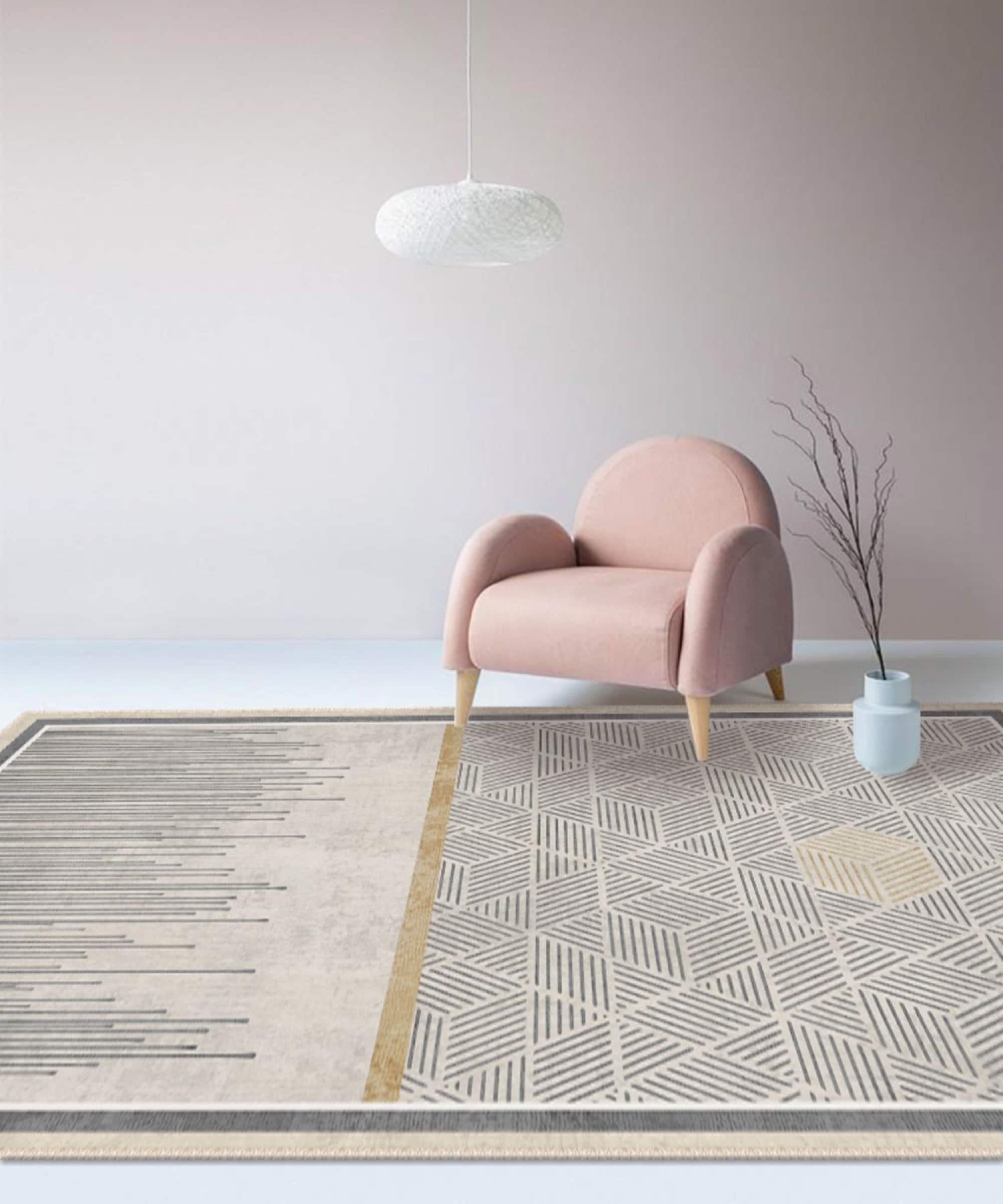 Modern Beige Rug for Living Room Contemporary Area Rug - Etsy