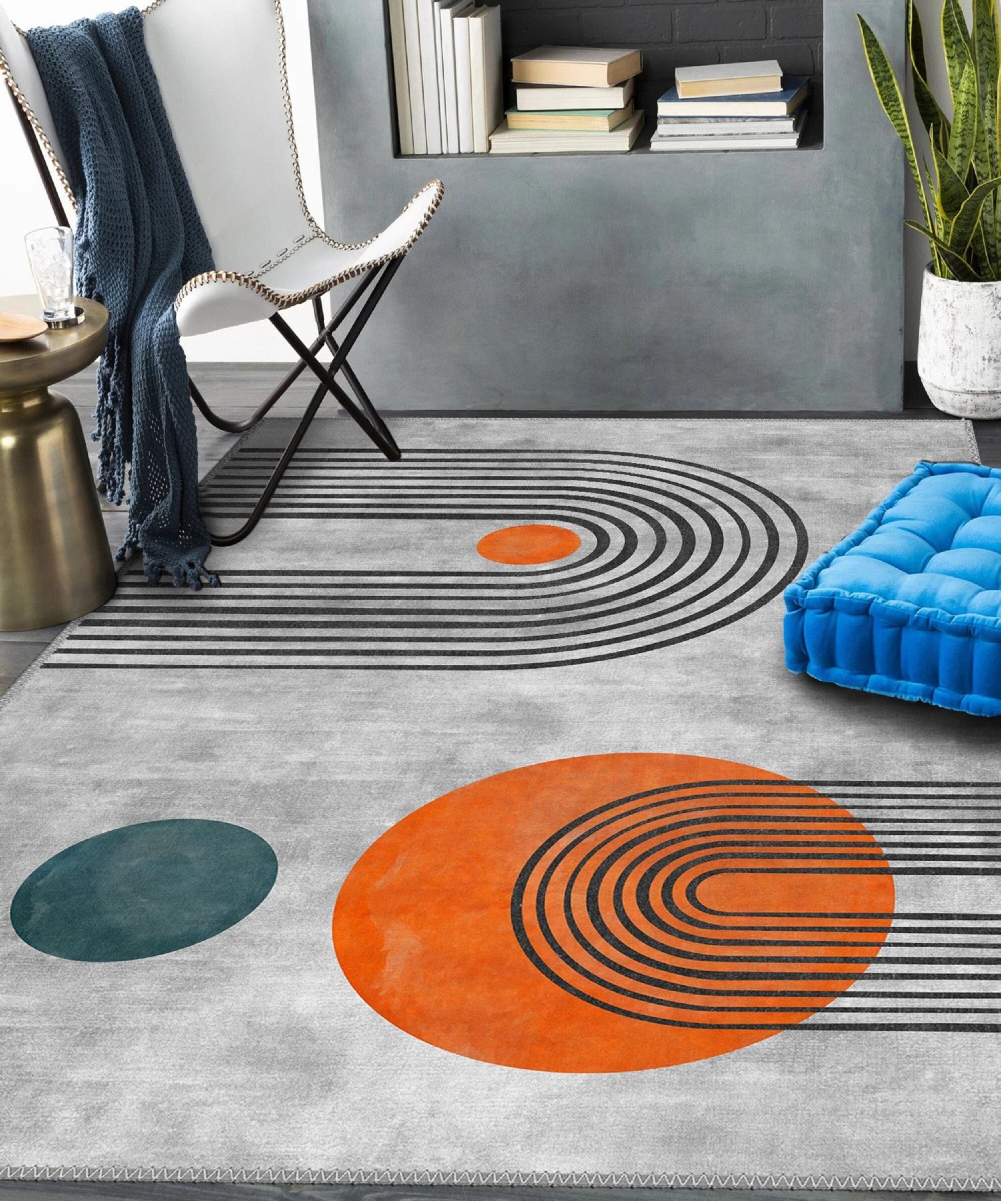 Abstract Runner for Hallway Entryway, Front Entrance Carpet Hardwood ...