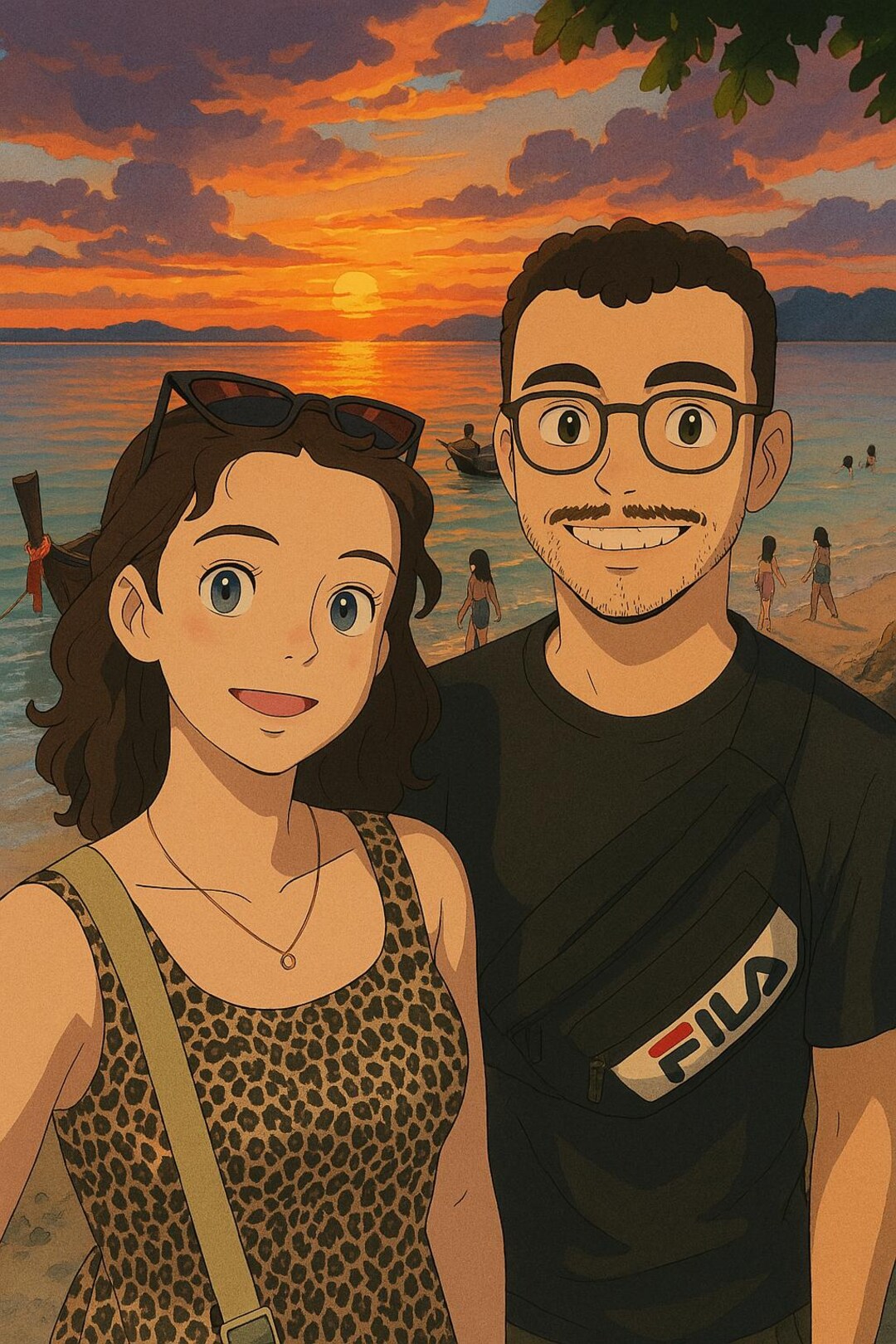 Custom Studio Ghibli-inspired Art Print | Personalized Ghibli Design ...
