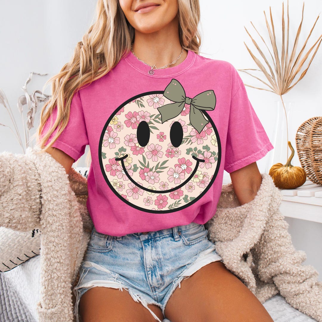 Smiley Face + PNG Happy Face Png + Sublimation Png + Instant Download ...