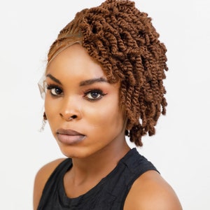 Short Twisted Wig - Etsy