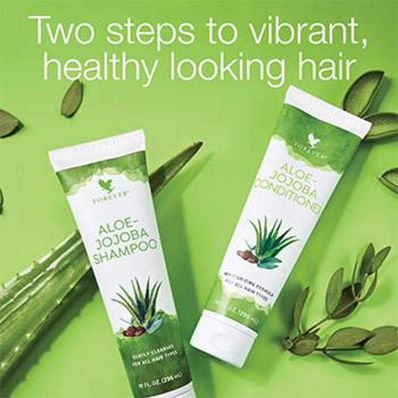 Forever's Aloe-jojoba Shampoo & Forevers Aloe-jojoba Conditioner - Etsy