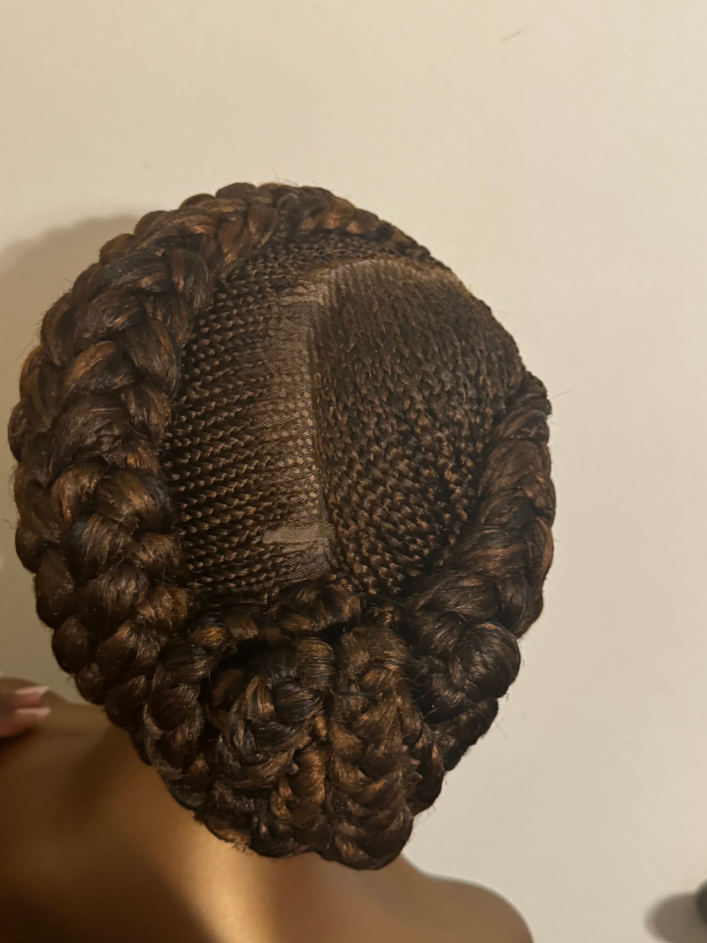 Full Lace Braided Wig - Etsy
