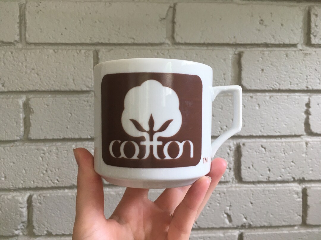Vintage Cotton Mug - Unique Coffee Mug - Etsy