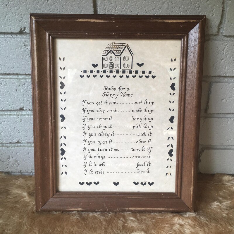Cottage Rules - Etsy