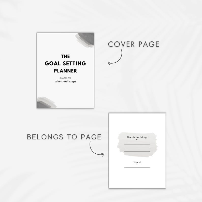 Printable Goal Setting Planner 2026, Daily, Weekly, Monthly, Quarterly ...
