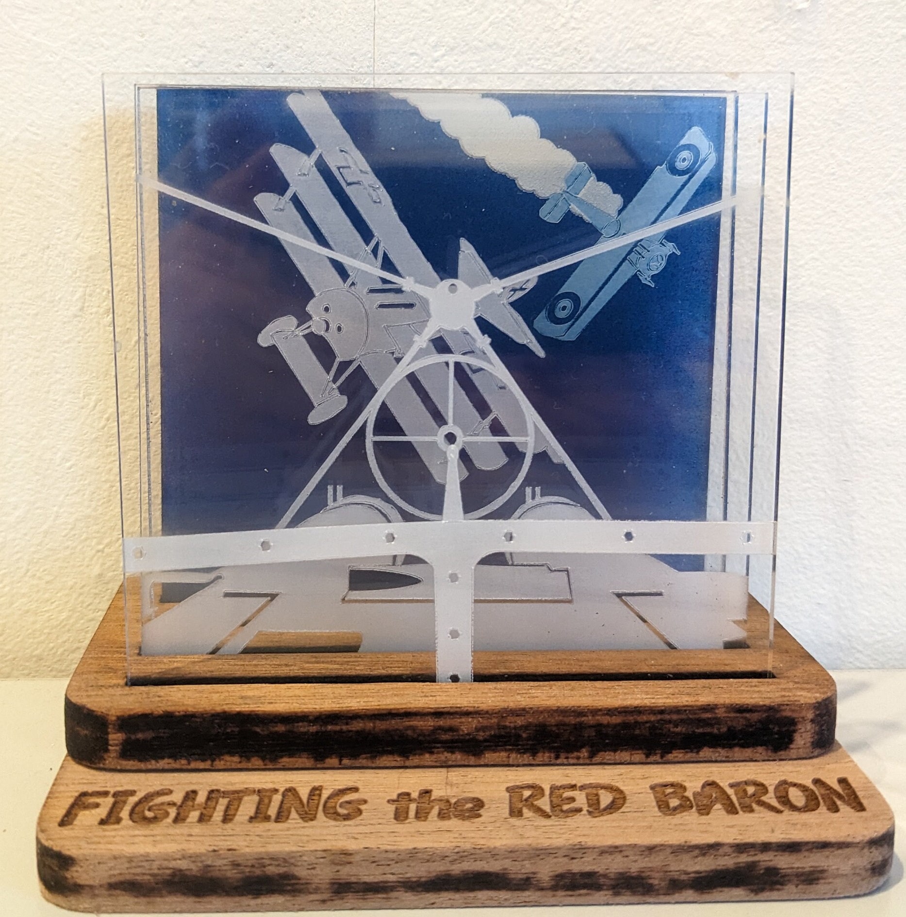 Fighting the Red Baron Acrylic Diorama Display Stand - Etsy Australia