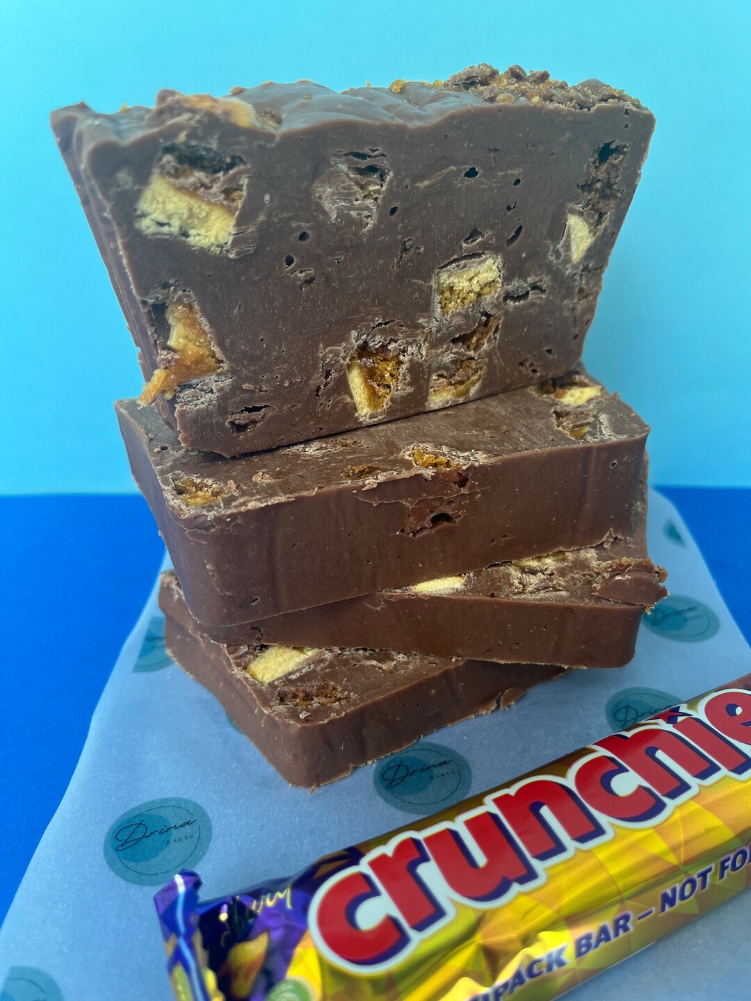 Crunchie Honeycomb Fudge Gift Birthday Gluten Free - Etsy