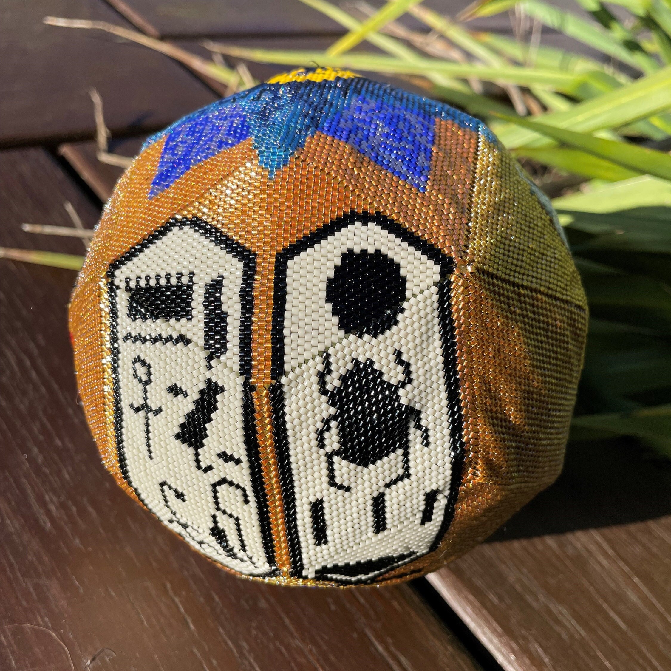 Tutankhamun North Wall Peyote Ball Pattern - Etsy