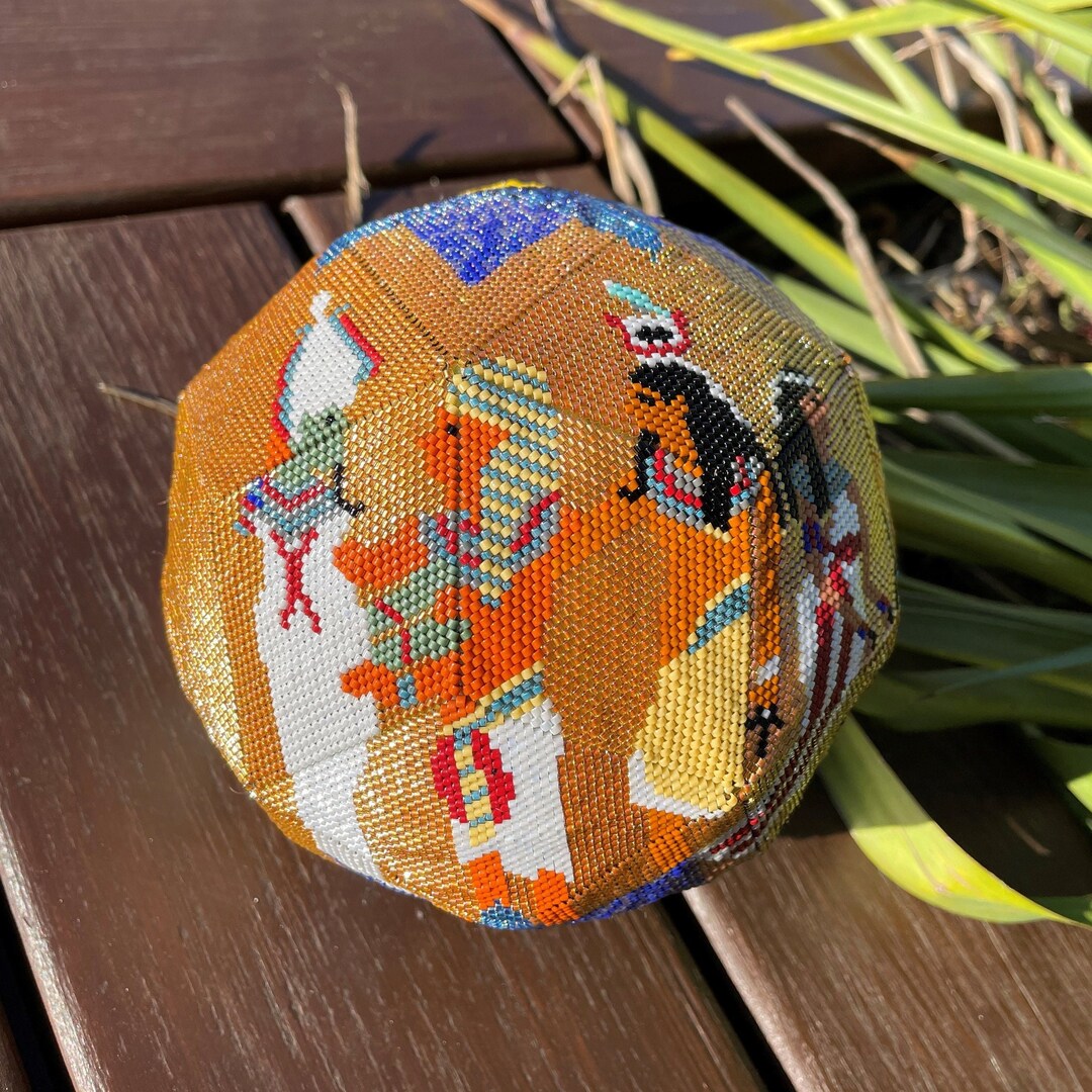 Tutankhamun North Wall Peyote Ball Pattern - Etsy