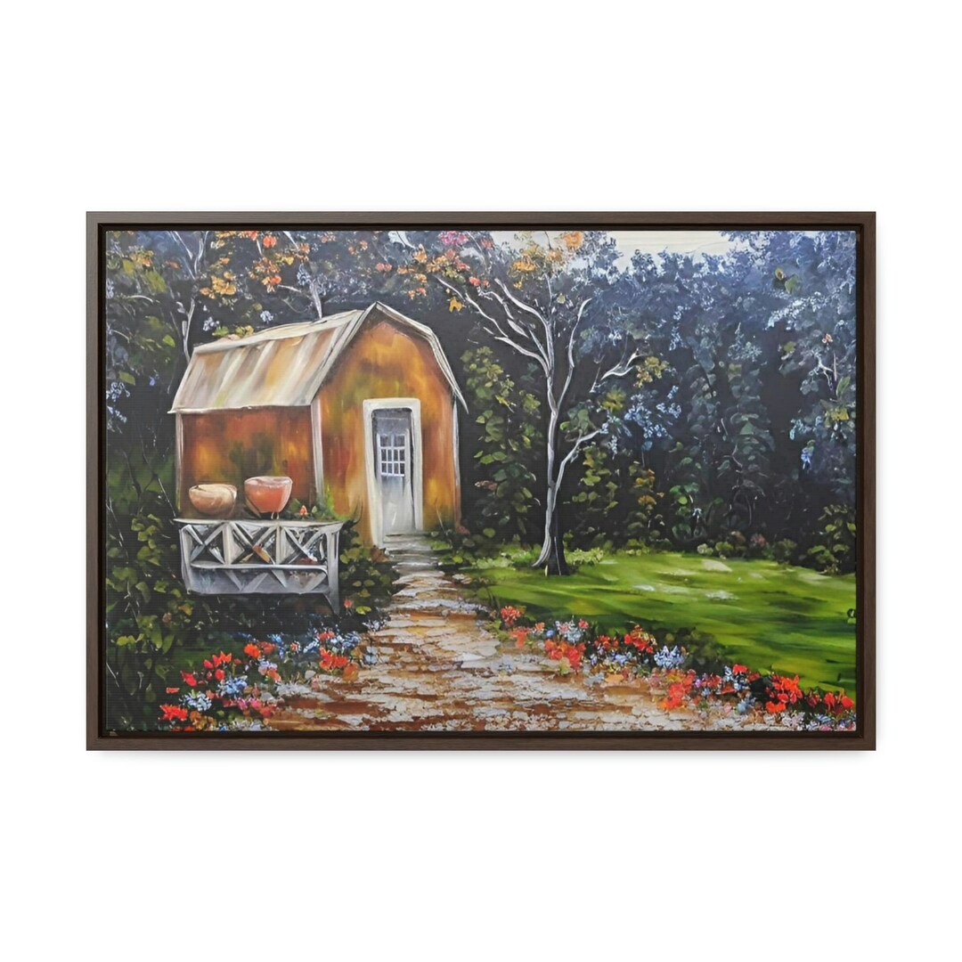 Tiny House in the Country Canvas Horizontal Frame - Etsy