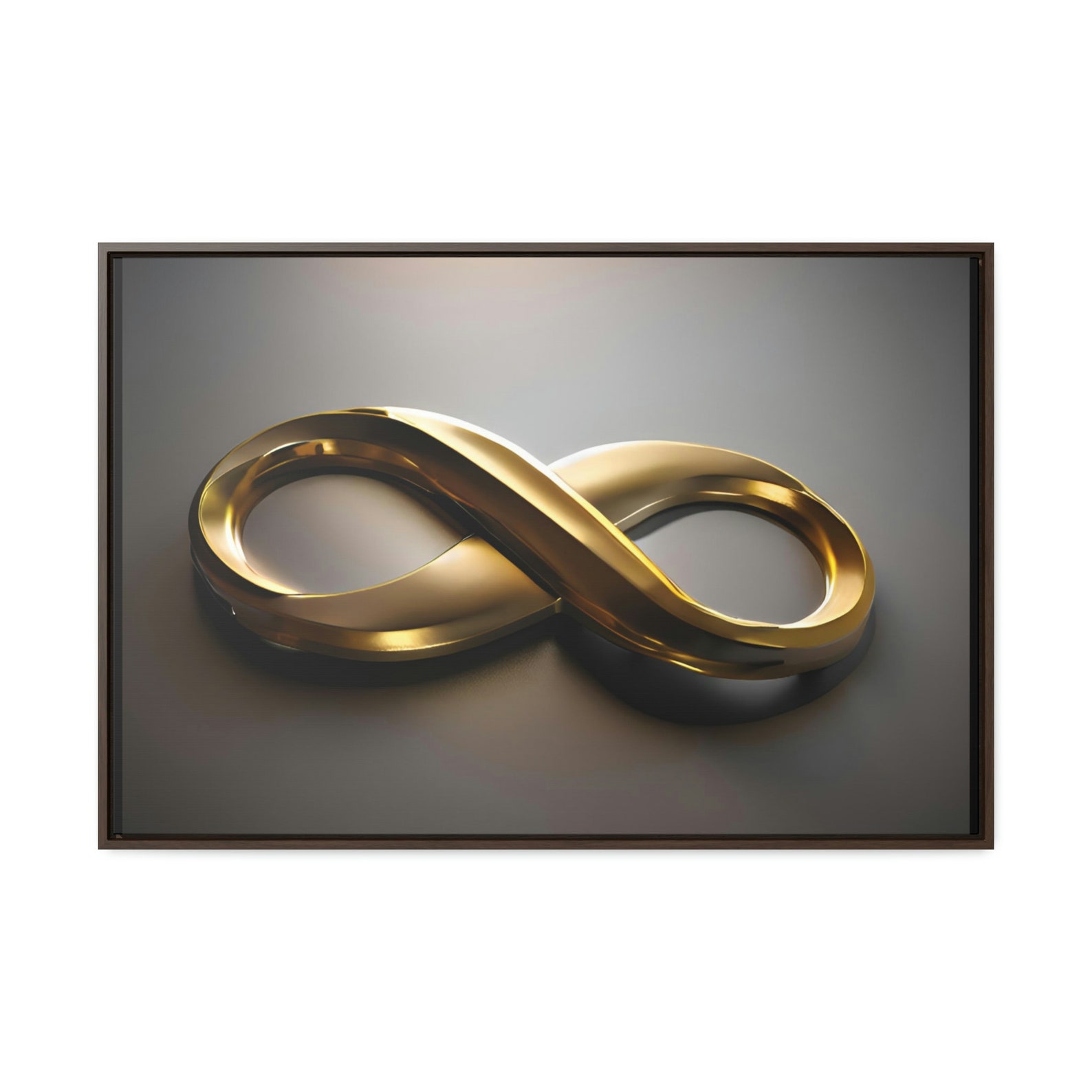 Golden Infinity With Frame - Etsy
