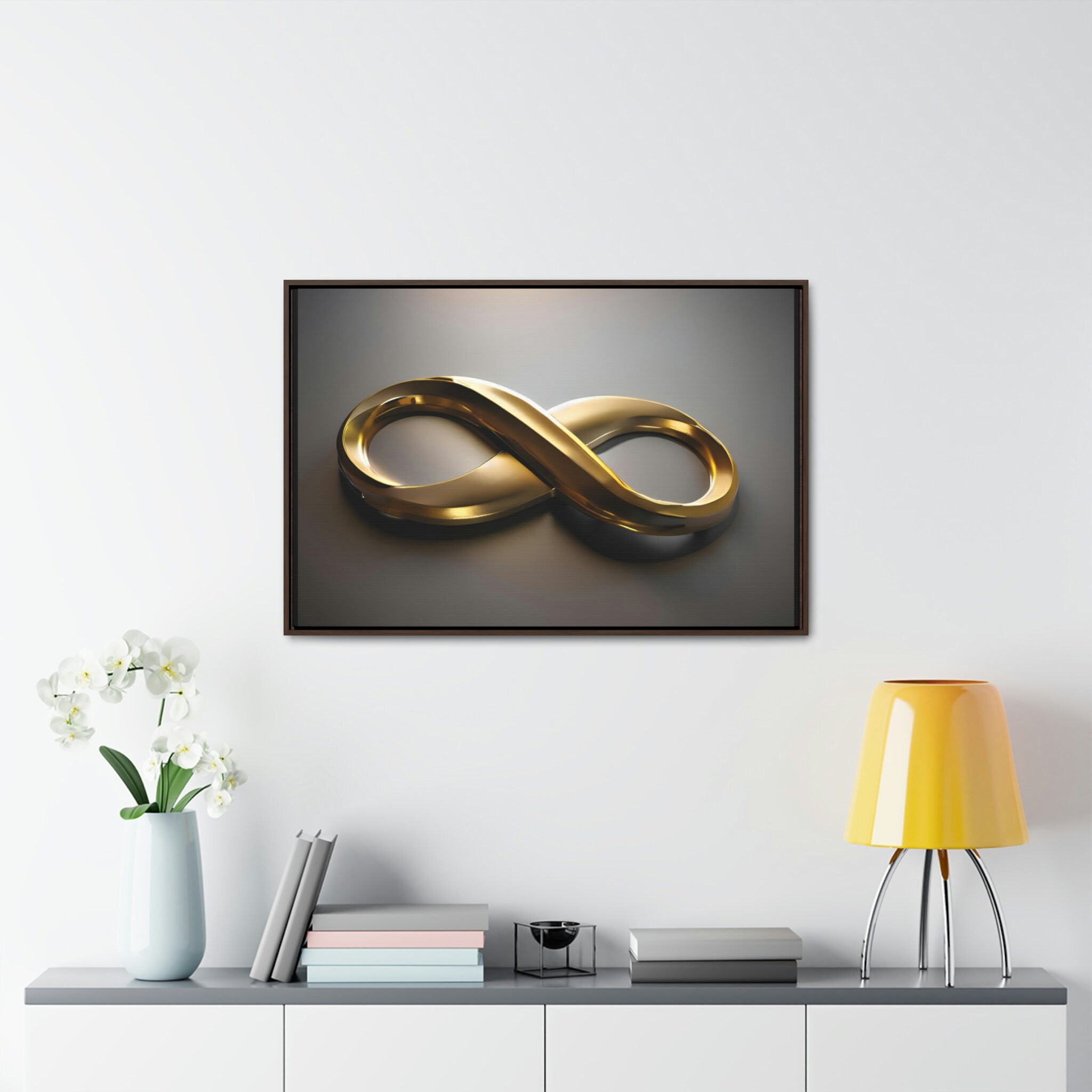 Golden Infinity With Frame - Etsy