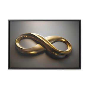 Golden Infinity With Frame - Etsy
