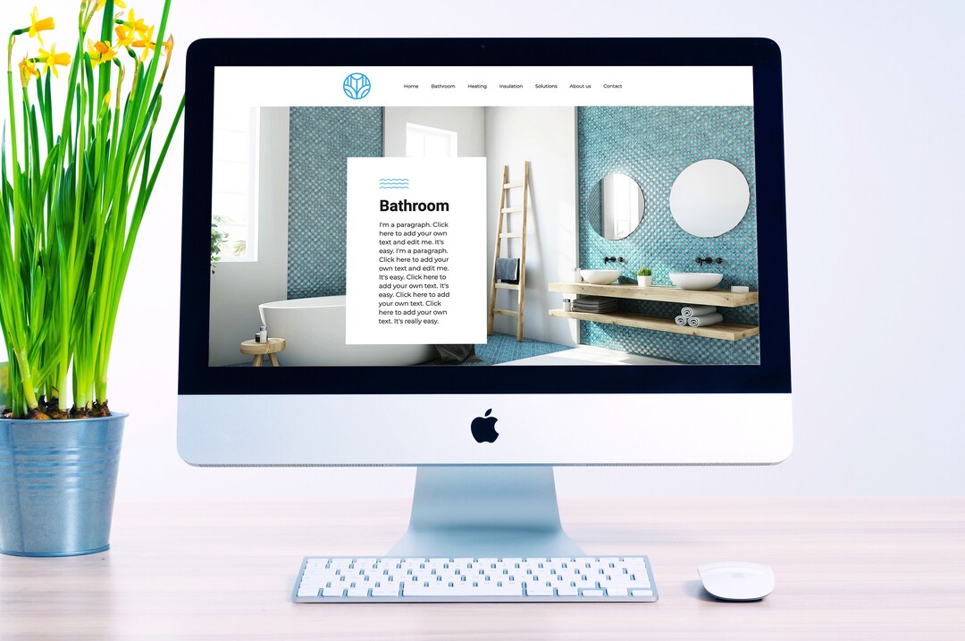 WIX Website Template smart Climate Services incl. Video Tutorial - Etsy