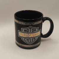 Harley Davidson Etched Clear Glass Mug - Etsy UK