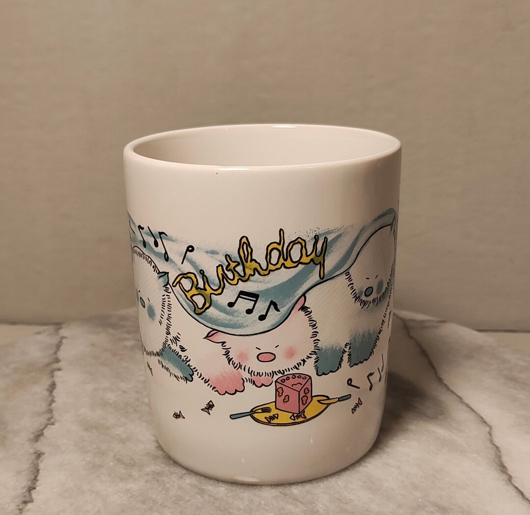 Musical Vintage Cute Critter Birthday Mug - Etsy