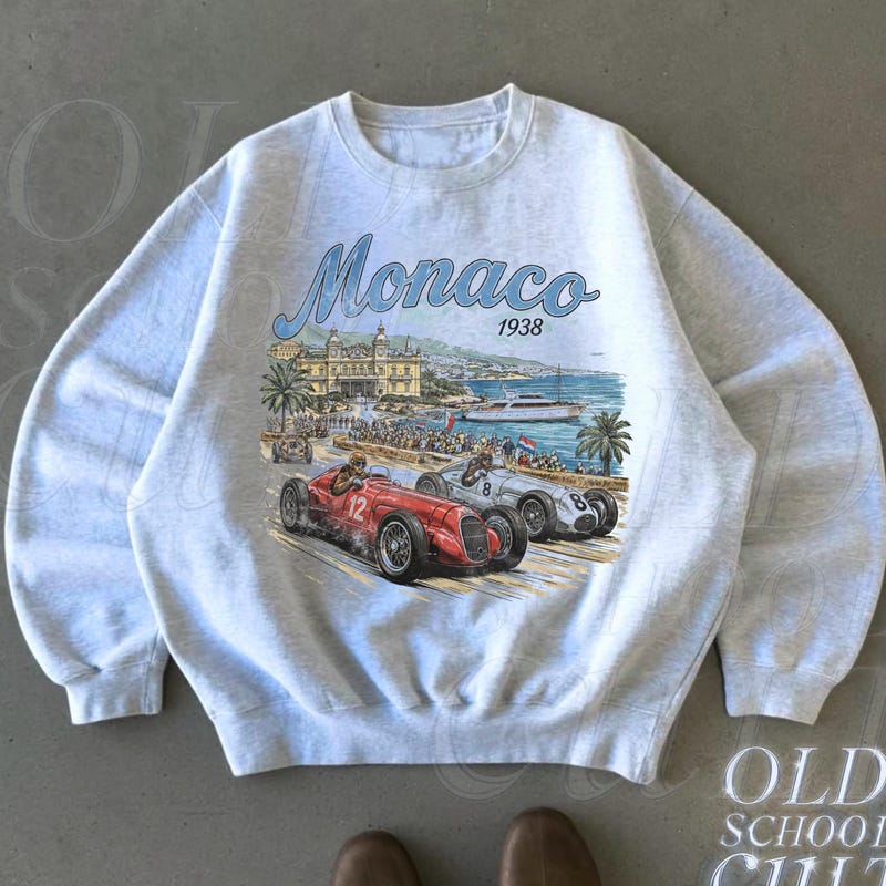 Monaco Racing Sweater - Etsy