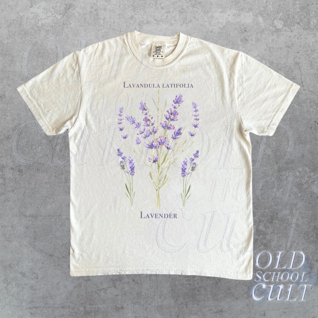Lavender Retro 90s Graphic T-shirt, Vintage Lavender Unisex Adult Shirt ...