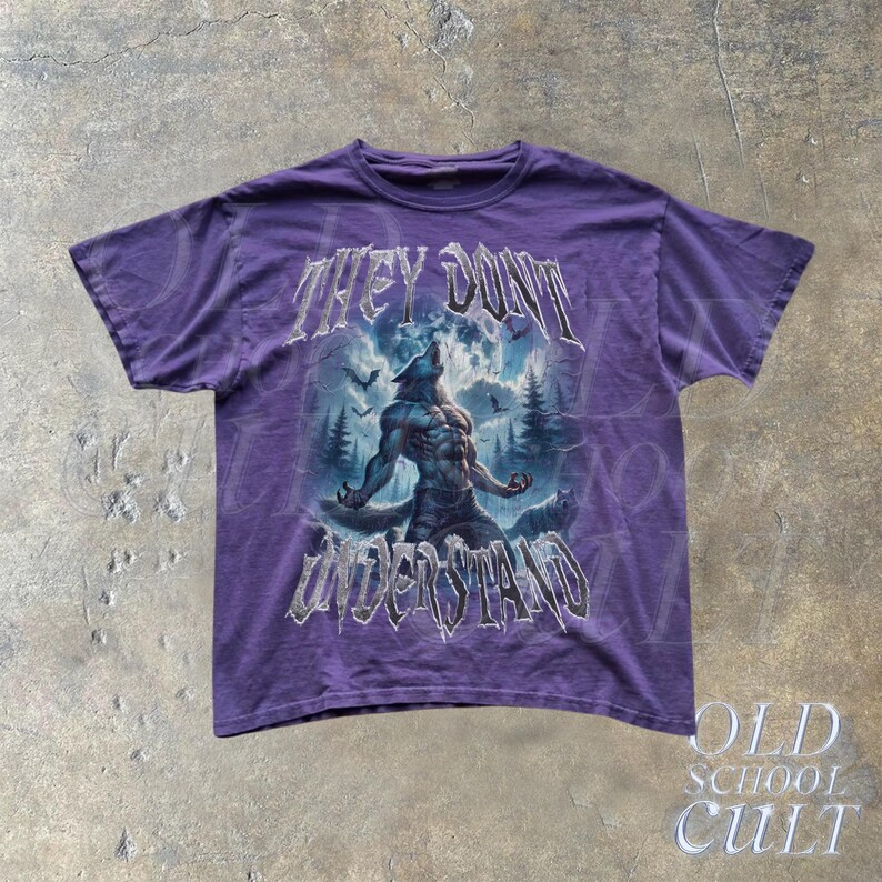 They Dont Understand Wolf Howling Meme Vintage Graphic Shirt, Retro ...