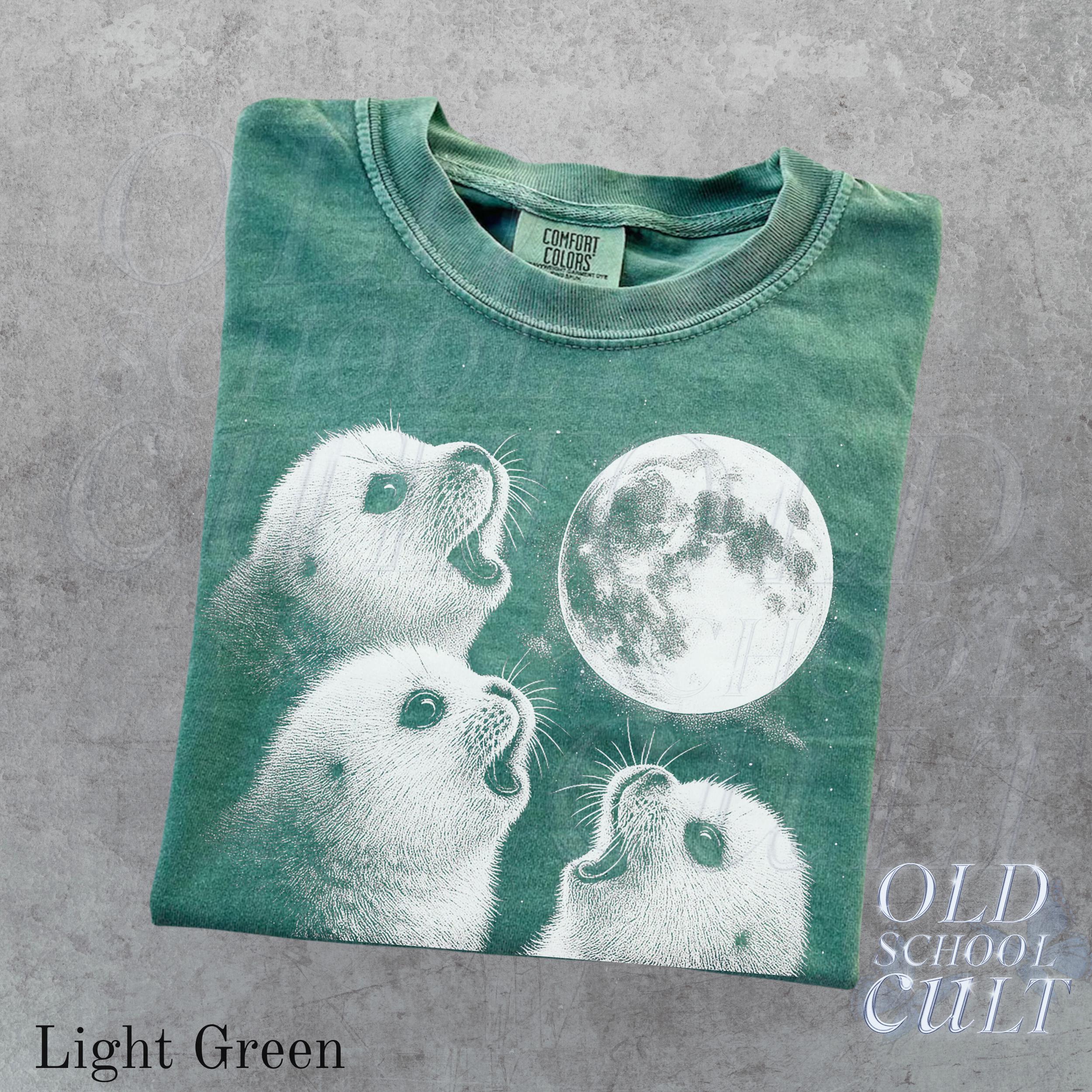 Baby Seals Howling to Moon Comfort Colors® Vintage Style Tshirt, Retro ...