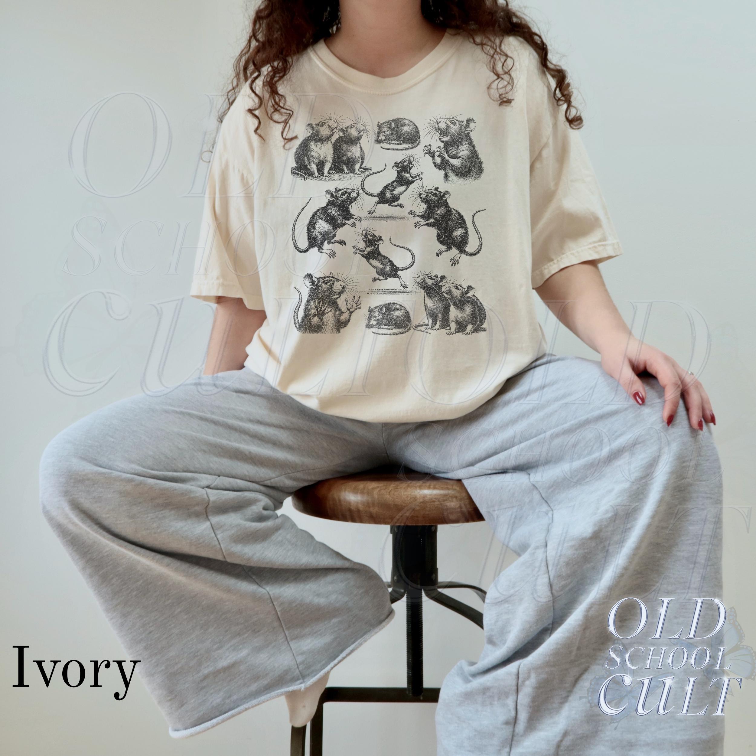 Crazy Rats 90s Vintage Style Tshirt, Retro Comfort Colors® Y2k Medieval ...