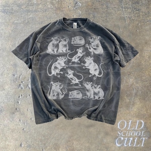 Crazy Rats Vintage 90s T-shirt, Retro Medieval Rat Tshirt, Gothic ...